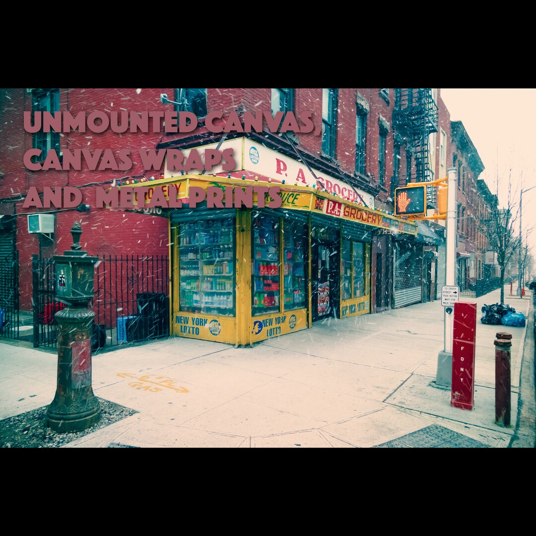 New York Bodega Photo,20x30 In, Paper,metal,canvas Print, Vintage Shop ...