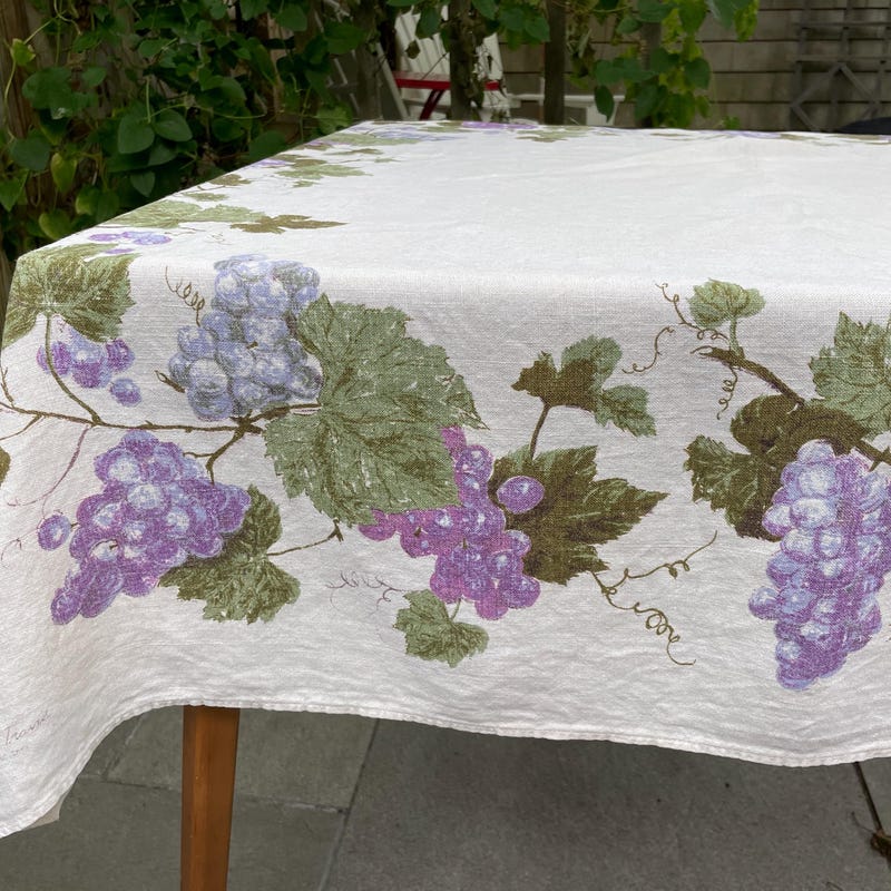 Purple Tablecloth - Etsy