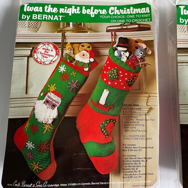 Bernat Stocking - Etsy