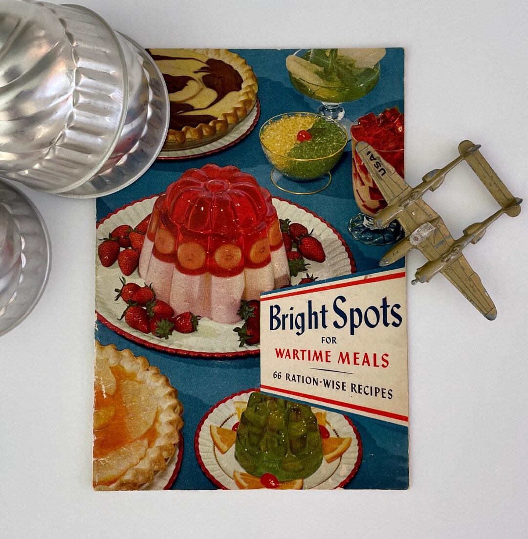 Vintage 1940s Wartime Meals Recipe Booklet From Jello - Etsy