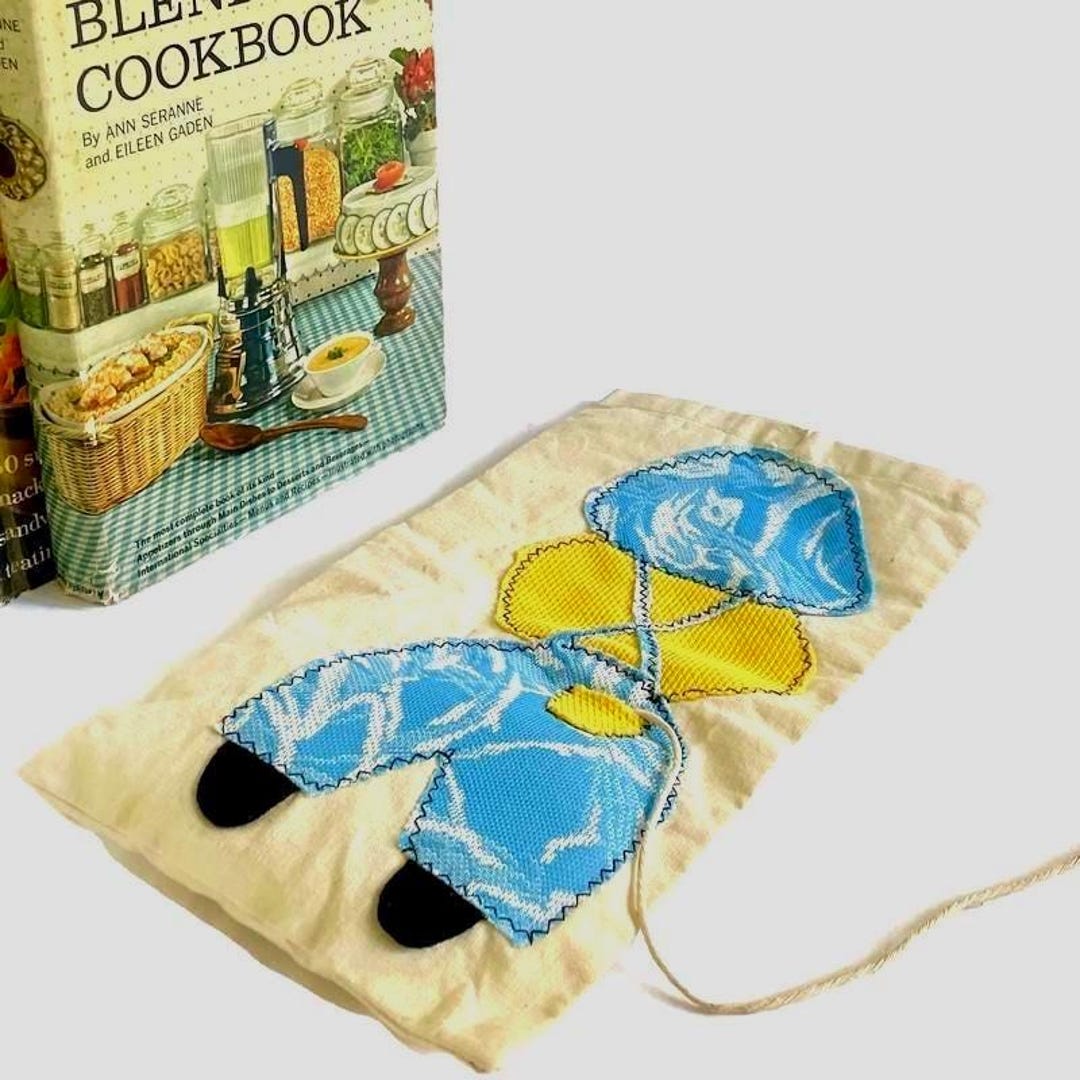 Vintage Novelty Kitchen String Holder: Overalls Sam on Muslin Bag - Etsy