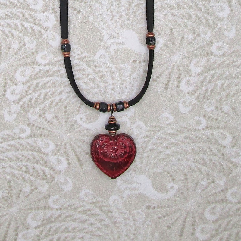 Rose Choker Heart - Etsy