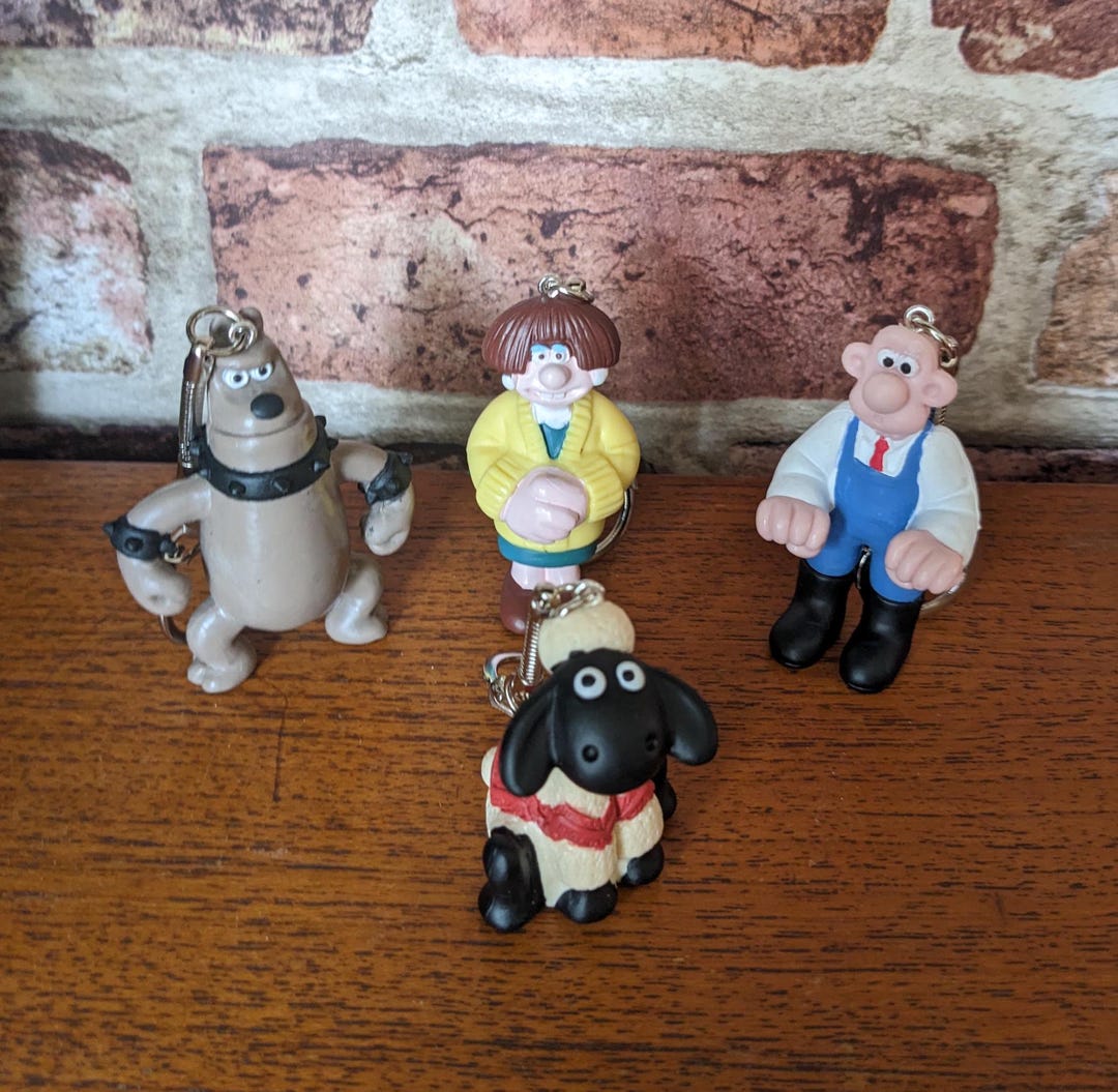 Wallace & Gromit a Close Shave Selection of Key Ring Key Chain Wallace ...