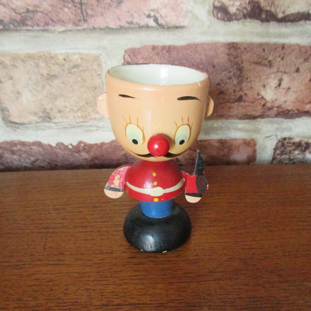 Wooden Soldier Egg Cup by Fairylite Vintage Retro - Etsy UK