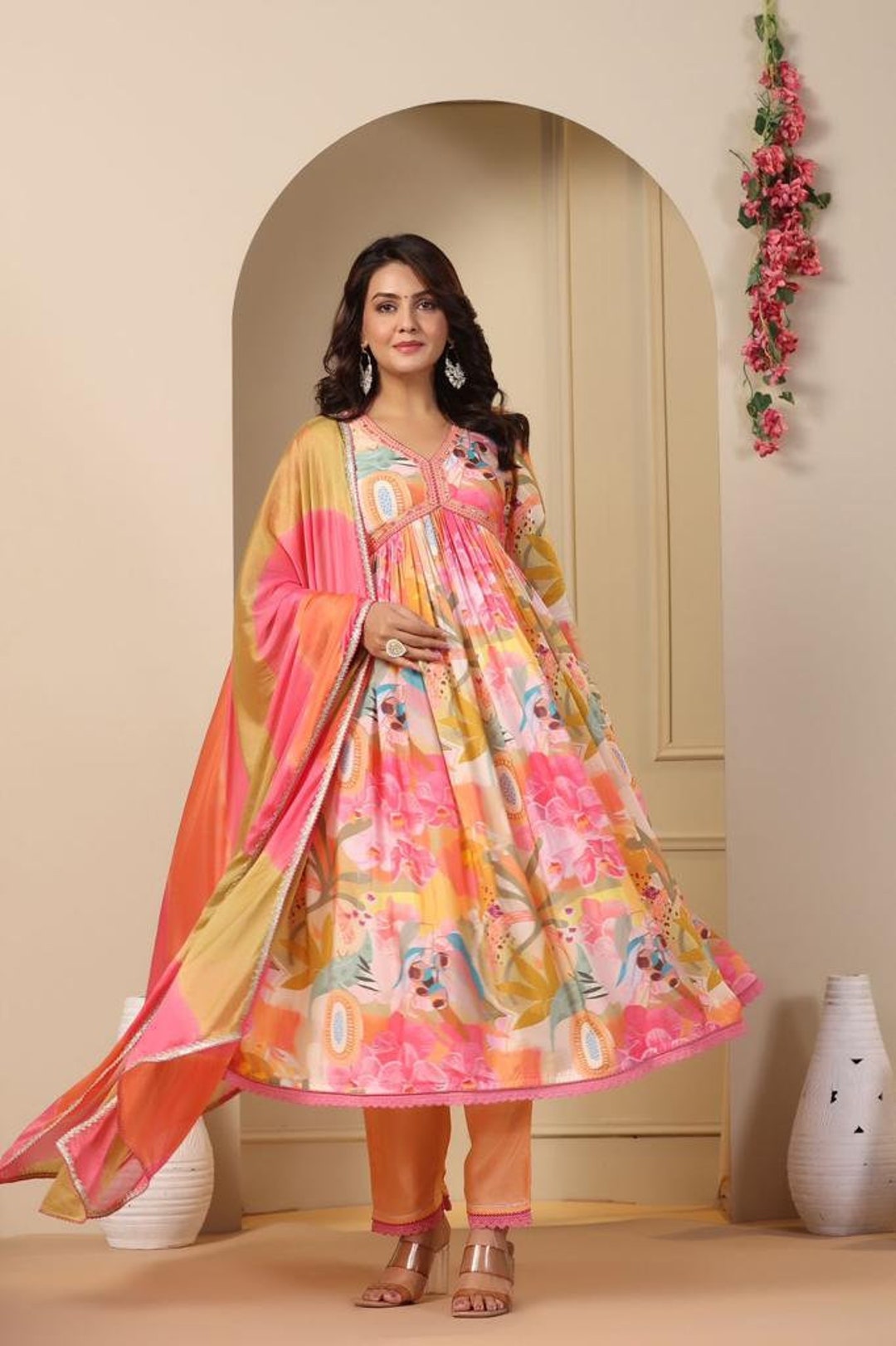 Alia Cut Dressalia Cut Indian Salwar Suit Desi Outfit Aleya - Etsy