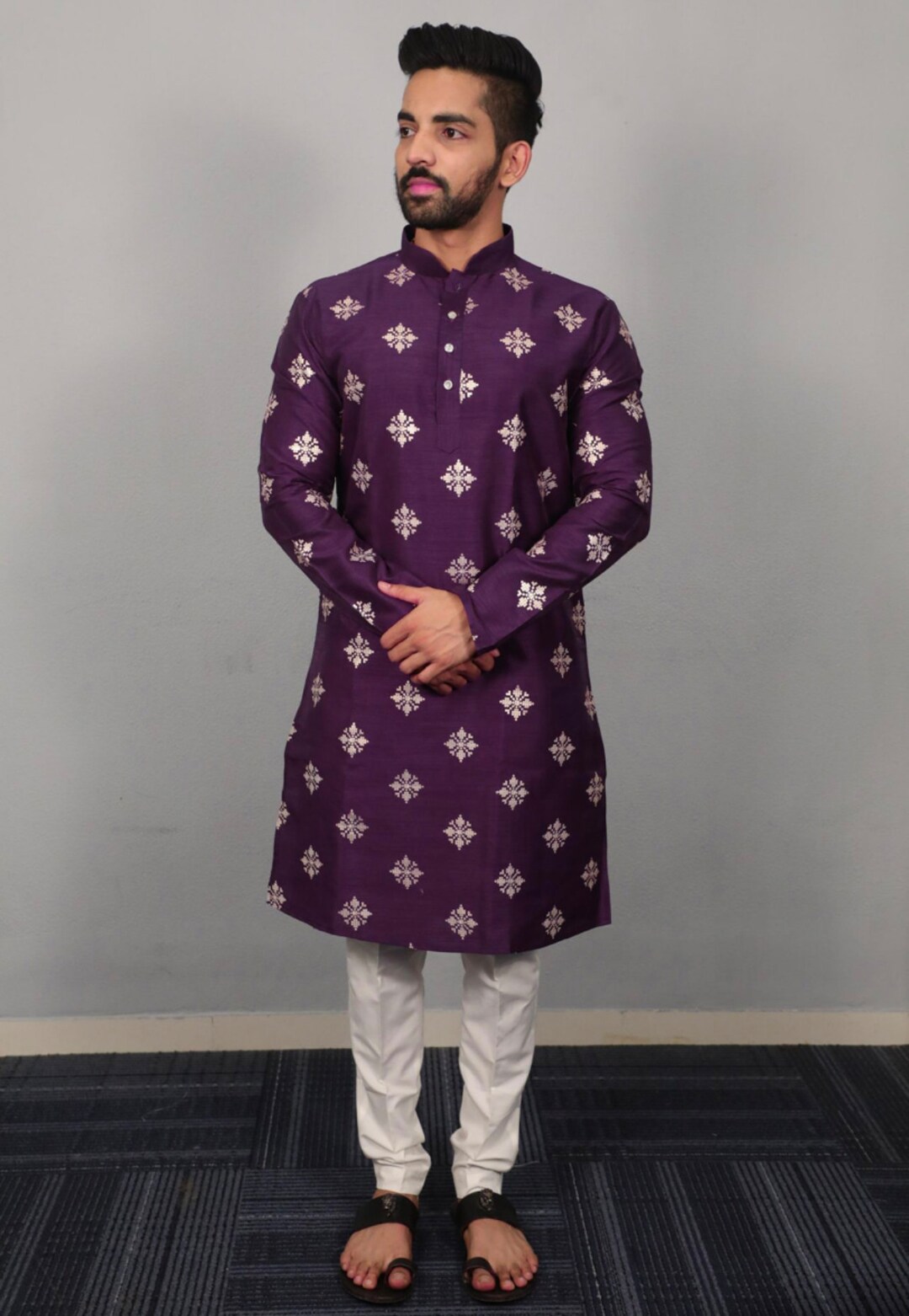 Men’s Pajabi, Indian Desi Attire Sherwani Panjabi for Men, Boys Panjabi ...