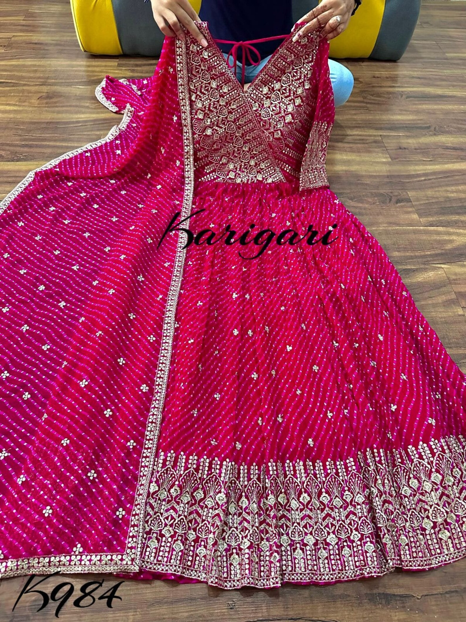 Angarkha Long Dress.. Desi Outfit, Desi Designer Suit, Long Gown.. - Etsy