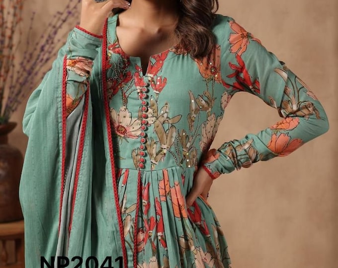 Indian 3pcs Salwar Suit, Desi Outfit, Aleya Cut Dress, Salwar Kameez ...