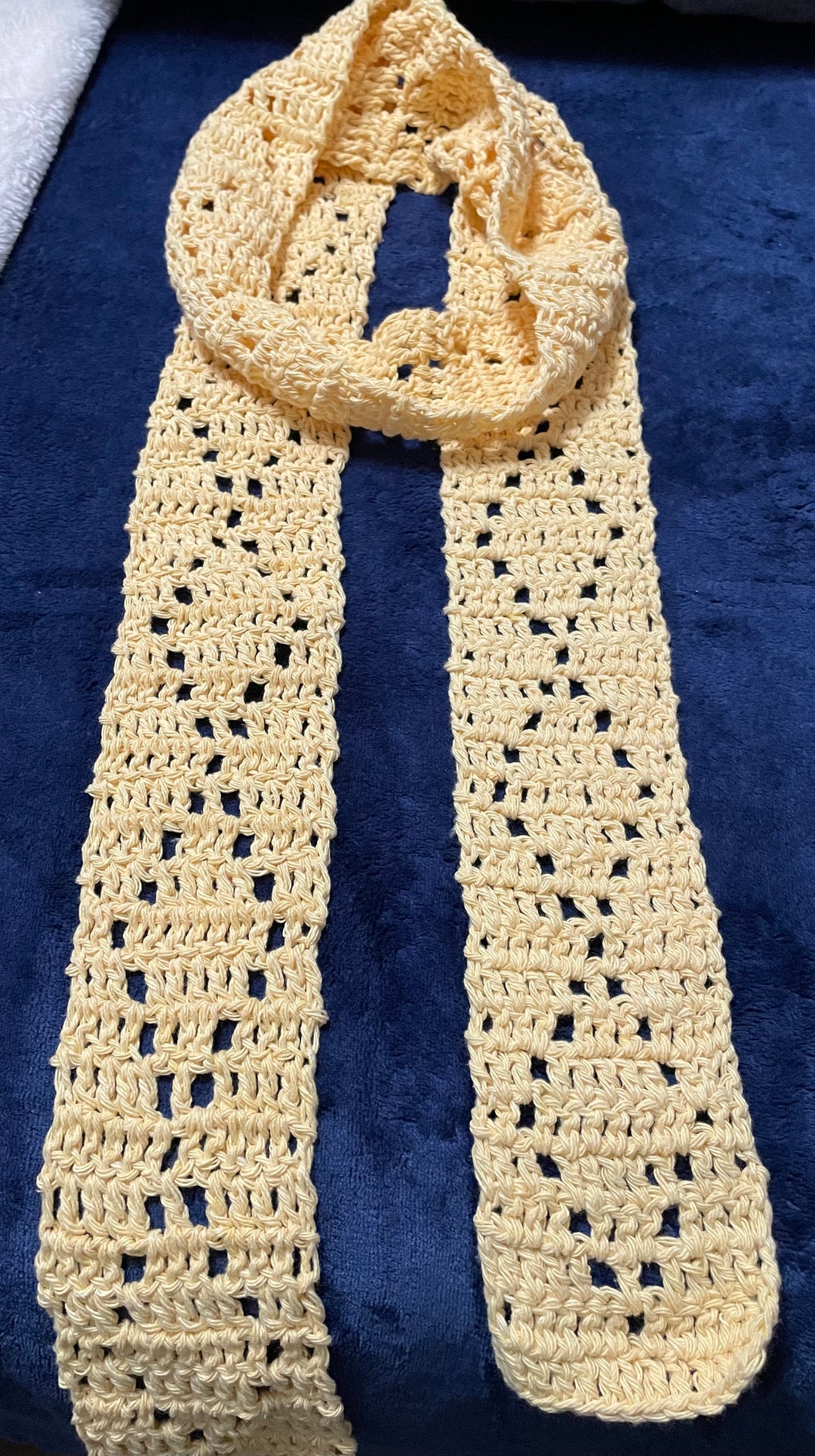 Diamond Pattern Scarf - Etsy