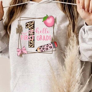 Hello 1st Grade Png Teacher Life Png Welcome to First Grade - Etsy