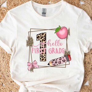 Hello 1st Grade Png Teacher Life Png Welcome to First Grade - Etsy