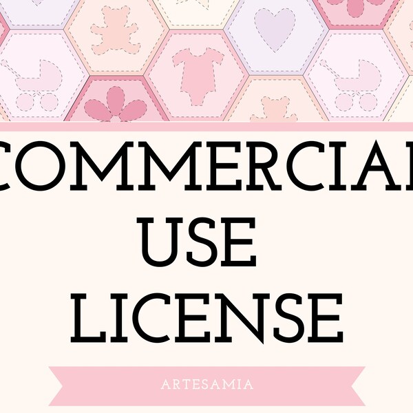Commercial Use License Template - Etsy