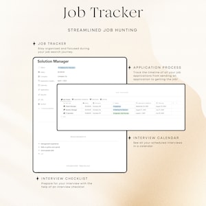 Notion Template Career Planner, Job Tracker, Notion Career Dashboard ...