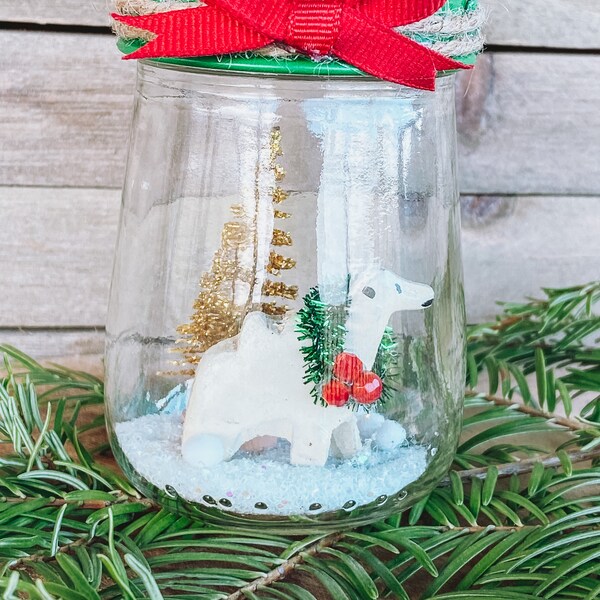 Waterless Snow Globe - Etsy