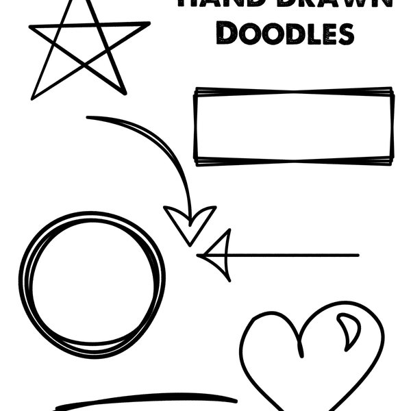 Hand Drawn Lines - Etsy