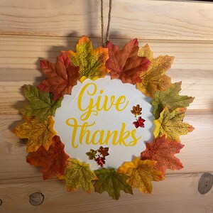 Thanksgiving Craft Kit for Kids - DIY Give Thanks Wreath - Thanksgiving ...