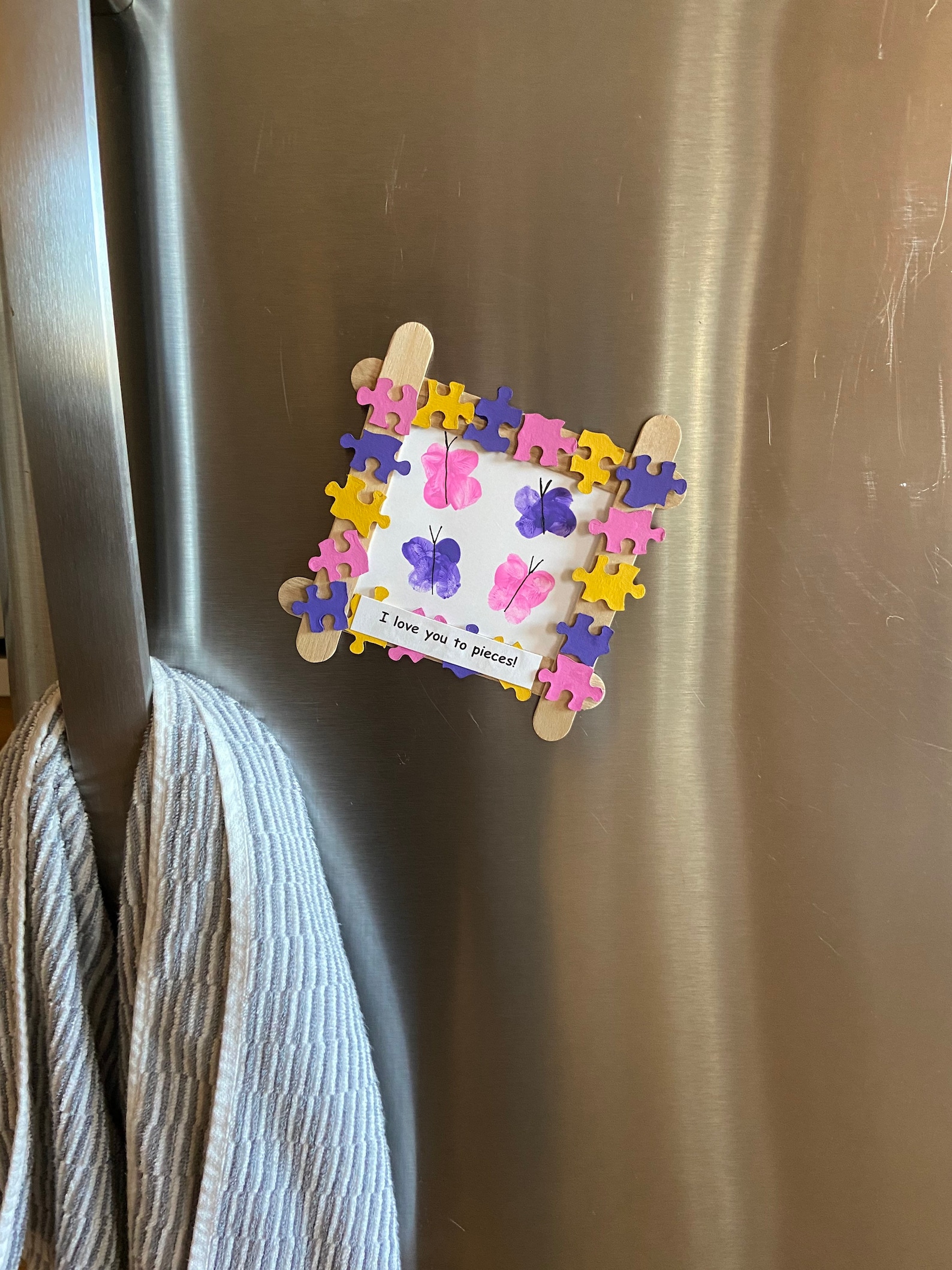 Mother's Day Craft Kit for Kids Fingerprint Frame Gift - Etsy