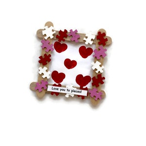 Valentine's Day Craft Kit for Kids Fingerprint Frame - Etsy