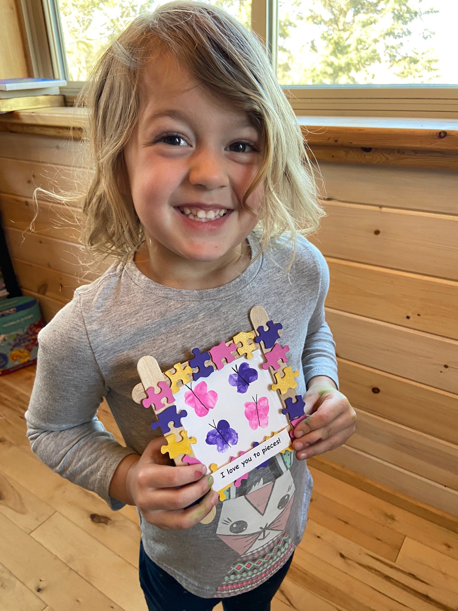 Mother's Day Craft Kit for Kids Fingerprint Frame Gift - Etsy