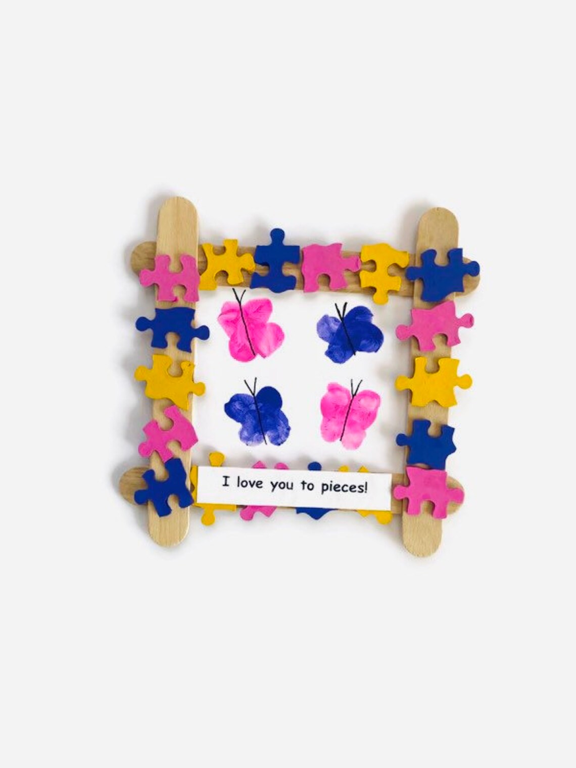 Mother's Day Craft Kit for Kids Fingerprint Frame Gift - Etsy