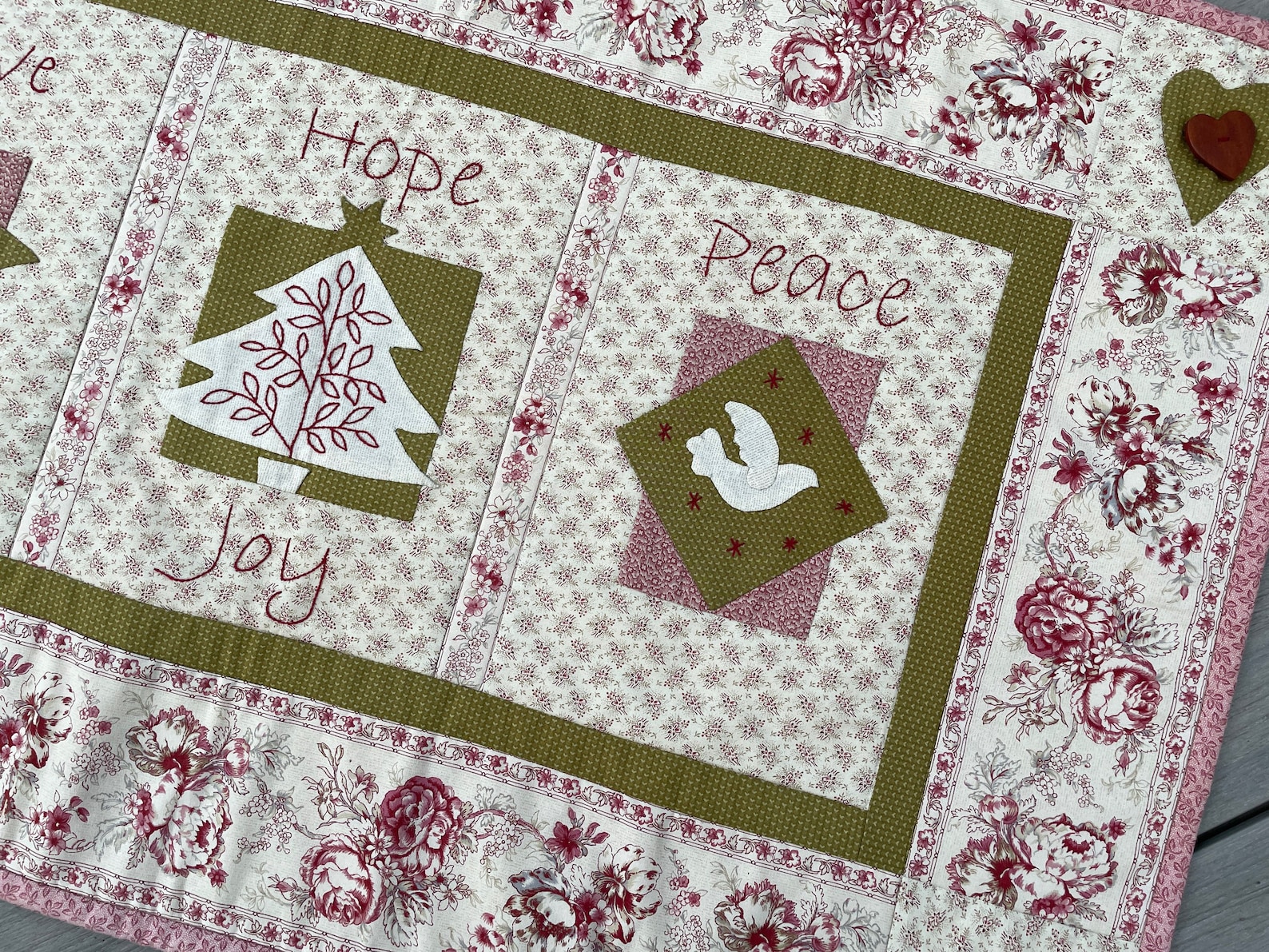 Christmas Quilt Pattern, Christmas Is... Quilt Wall Hanging, PDF ...