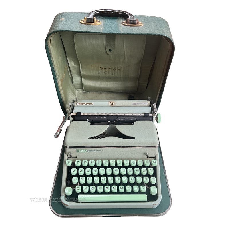 Fantastic Hermes 2000 Typewriter Excellent Condition With | Etsy
