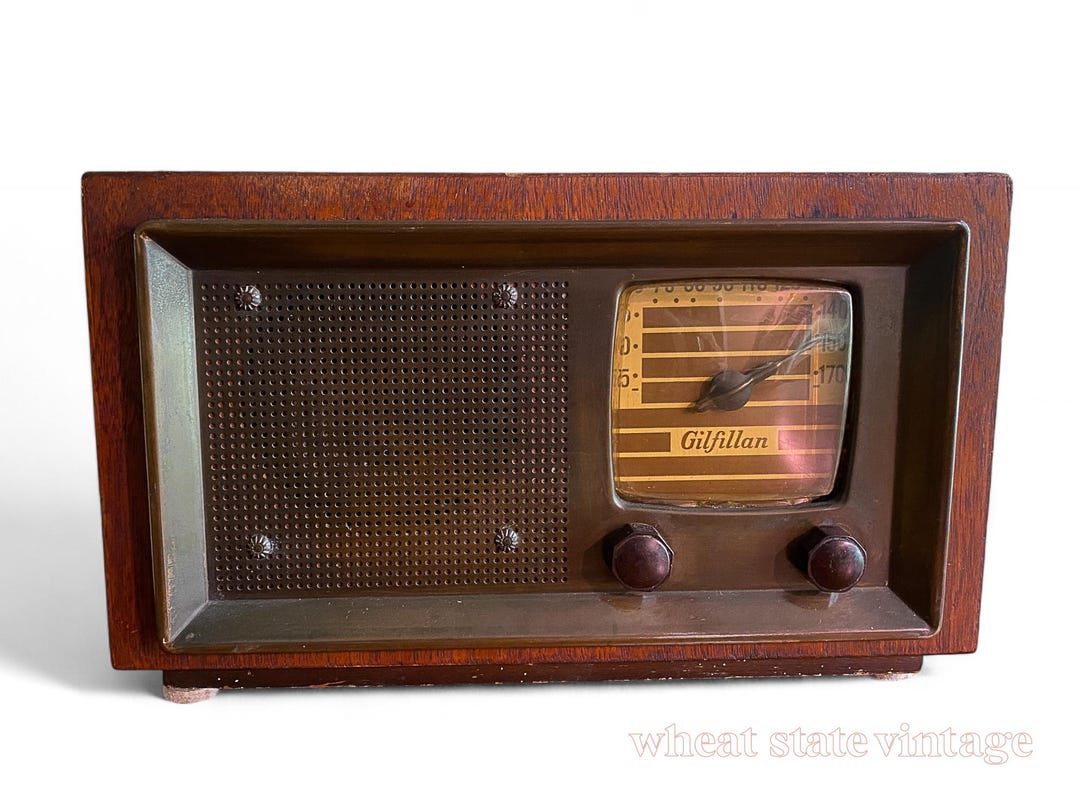 Lovely 1940s Gilfillan AM Tube Radio - Model 56B - Working Condition - Etsy