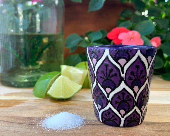 Talavera Shot Glass Tealight Holder Talavera Pottery - Etsy