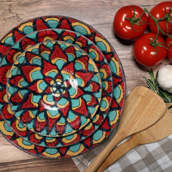 Fluted Pottery Bowls - Etsy