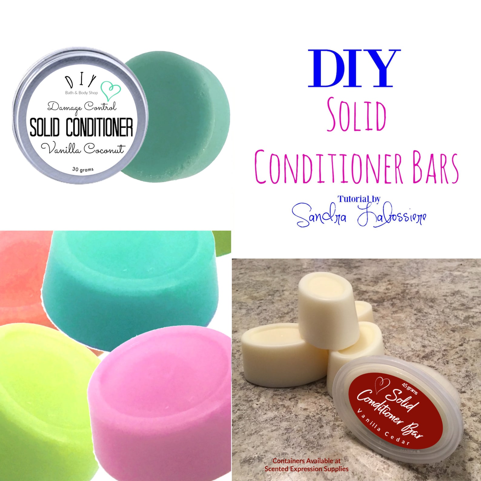 DIY Solid Conditioner Bars - Etsy Canada