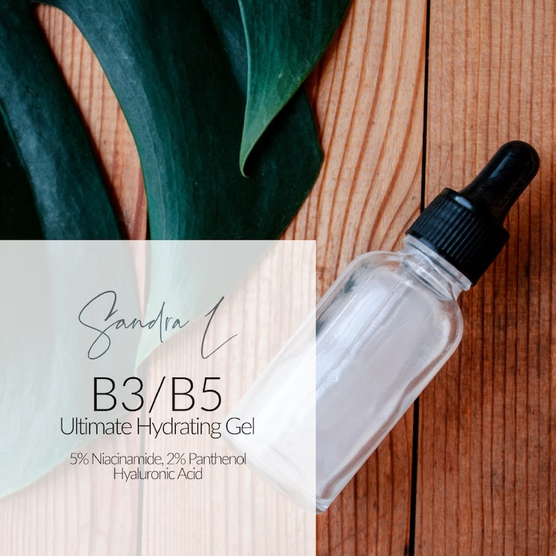 DIY B3/B5 Super Hydrating Gel With Niacinamide Panthenol Hyaluronic ...