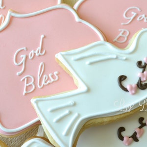 16 'god Bless' and Dove Cookies! - Etsy