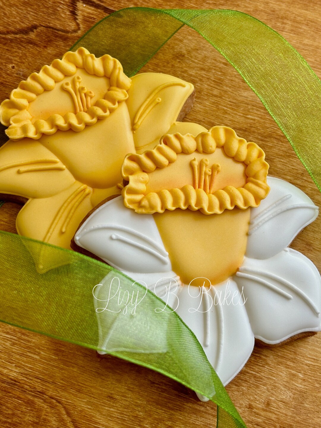 One Dozen Daffodil Cookies - Etsy
