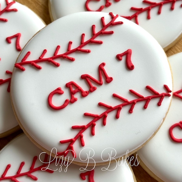 Baseball Cookies - Etsy