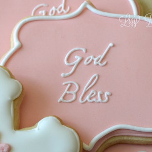 16 'god Bless' and Dove Cookies! - Etsy