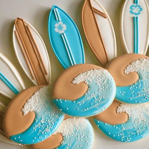 12 Large Wave Cookies! - Etsy