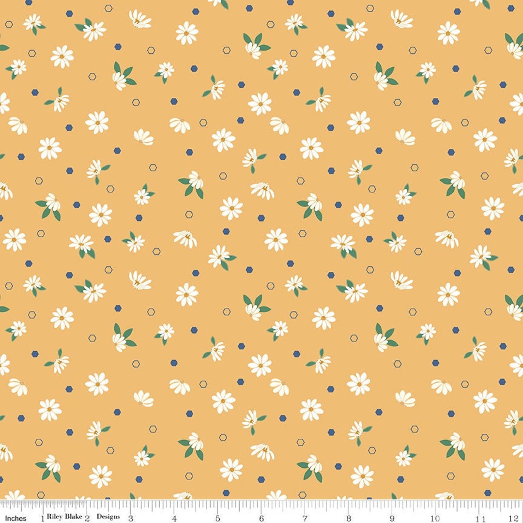 Daisy Fields by Beverly Mccullough for Riley Blake Designs - C12482 ...