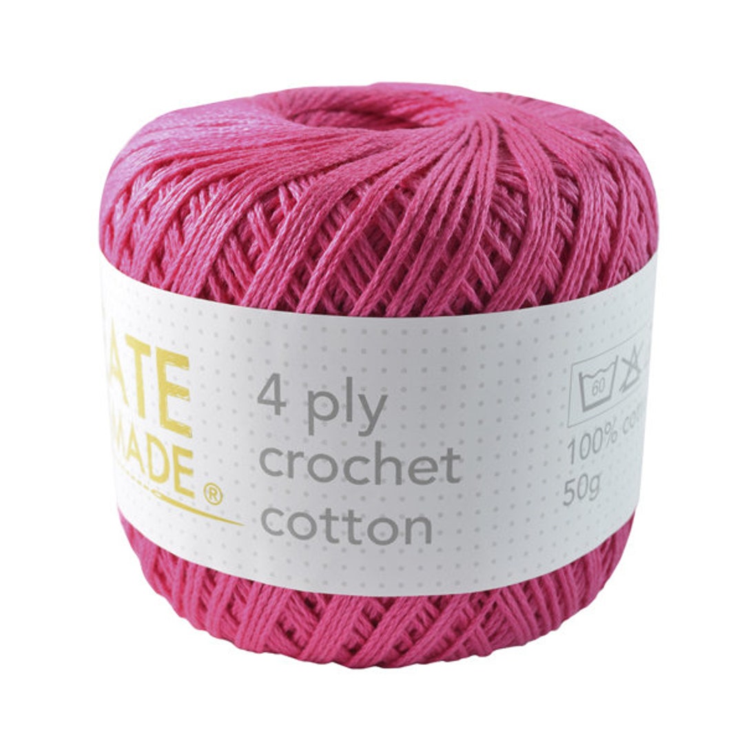 4 Ply Crochet Cotton by Create Handmade Berry BC631 - Etsy
