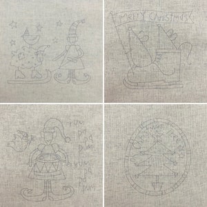 Make Ready for Christmas STITCHERY PANEL by Natalie Bird DV3301 - Etsy