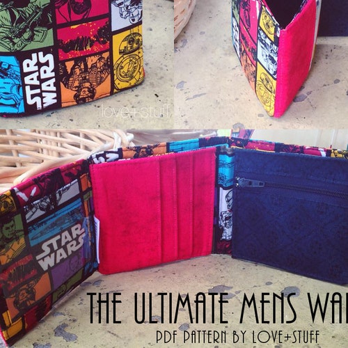 The Ultimate Mens Wallet PDF Pattern Tri-fold Wallet Pattern - Etsy