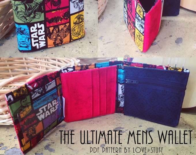 The Ultimate Mens Wallet PDF Pattern Tri-fold Wallet Pattern - Etsy