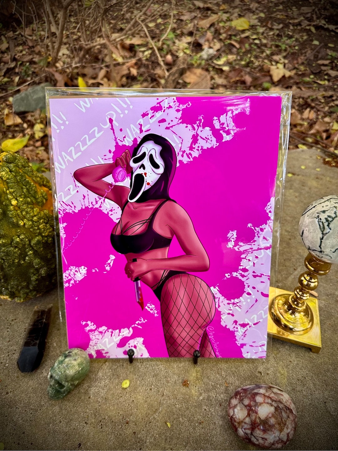 Sexy Scream / Ghostface Art Print 8.5x11 - Etsy