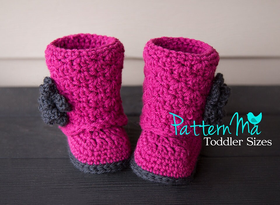 Crochet Toddler Boot Pattern PDF | Etsy