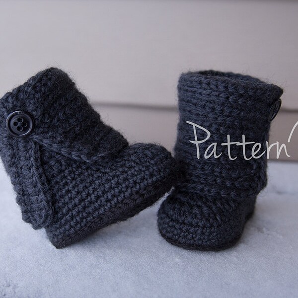 Baby Boot Pattern - Etsy