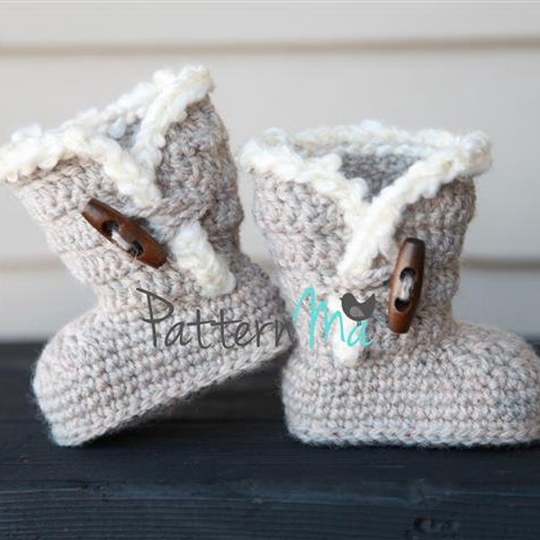 Baby Boot Pattern - Etsy