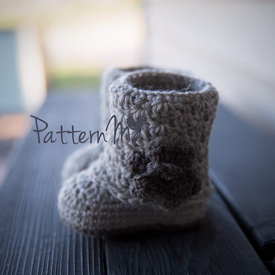 Crochet Baby Boot Pattern PDF | Etsy