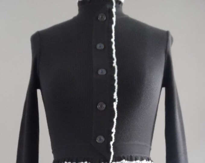 Vintage 1960s Crissa Linea Italiana Made in Italy Wool Woolmark Label ...