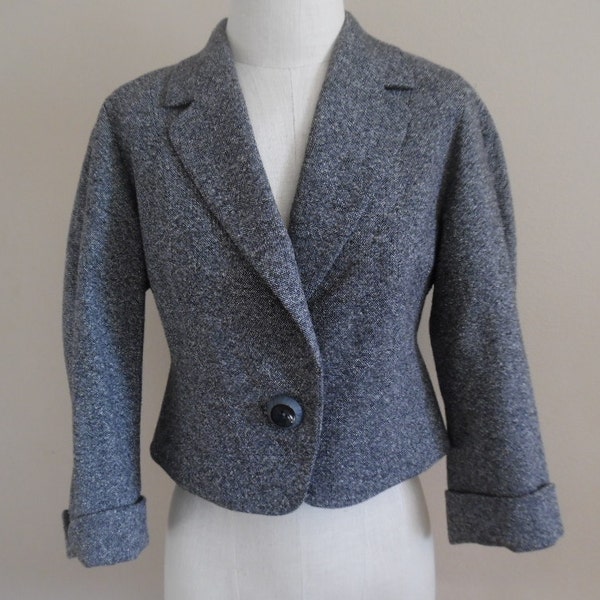 Wool Cropped Jacket - Etsy