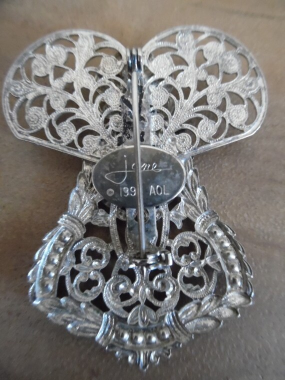Vintage 1996 Jane Davis Signed Angel Brooch Jane Davi… - Gem
