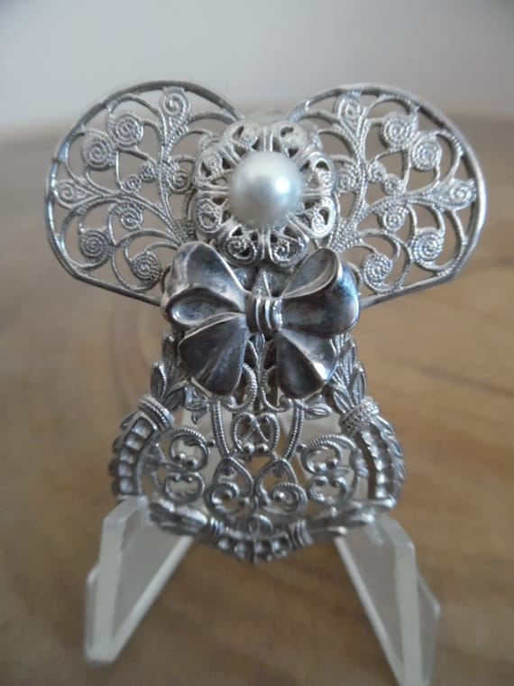 Vintage 1996 Jane Davis Signed Angel Brooch Jane Davi… - Gem